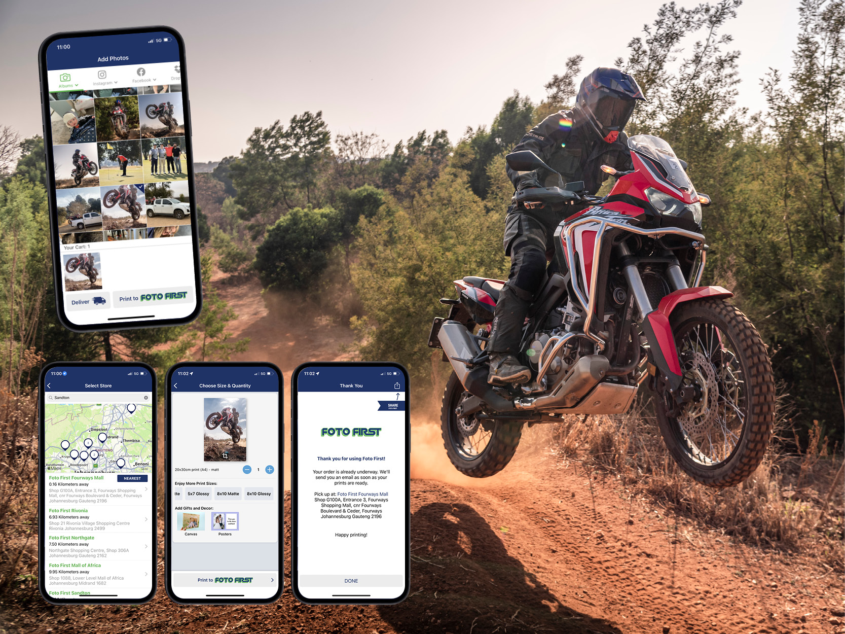 Foto First App - Ridefast