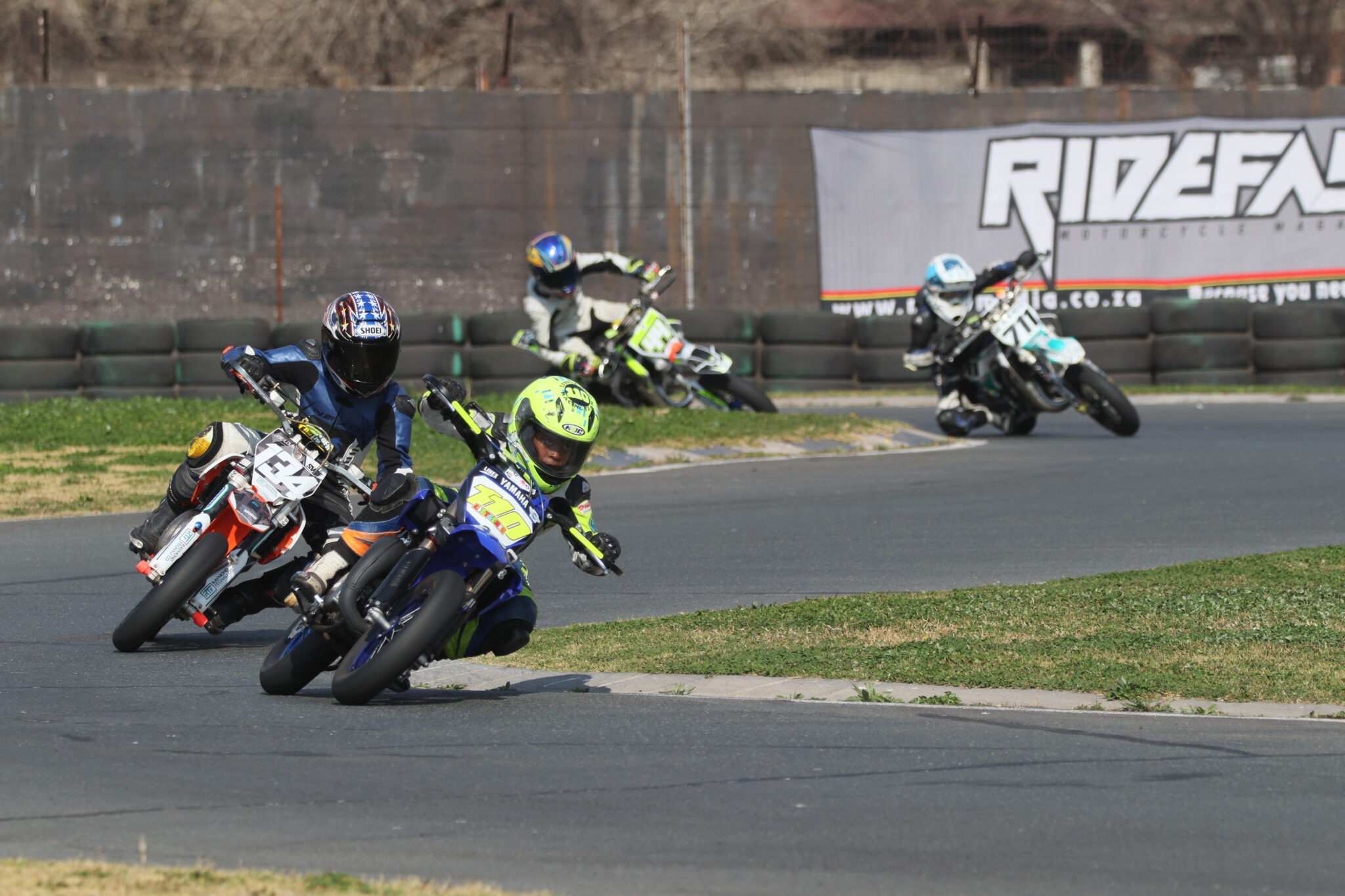 South African short circuit motorcycle / bike racing Vtown