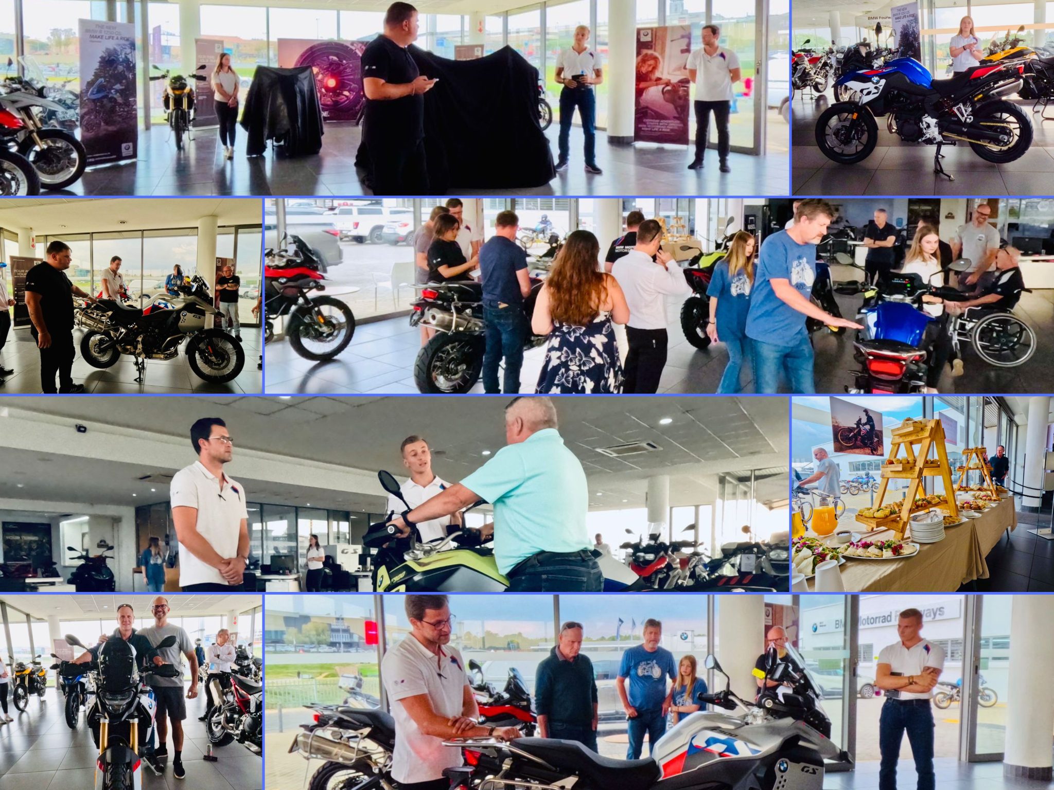 BMW F900GS's & F800GS’s bikes at BMW Motorrad Fourways
