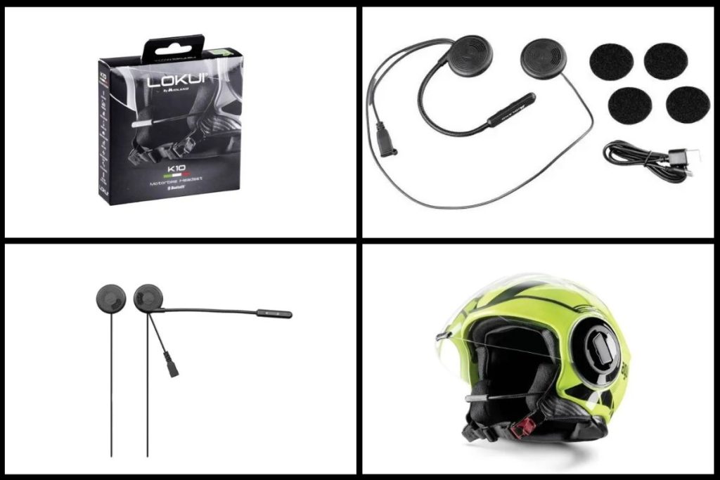 Lokui K10 By Midland - Internal helmet Bluetooth comms unit - Ridefast ...